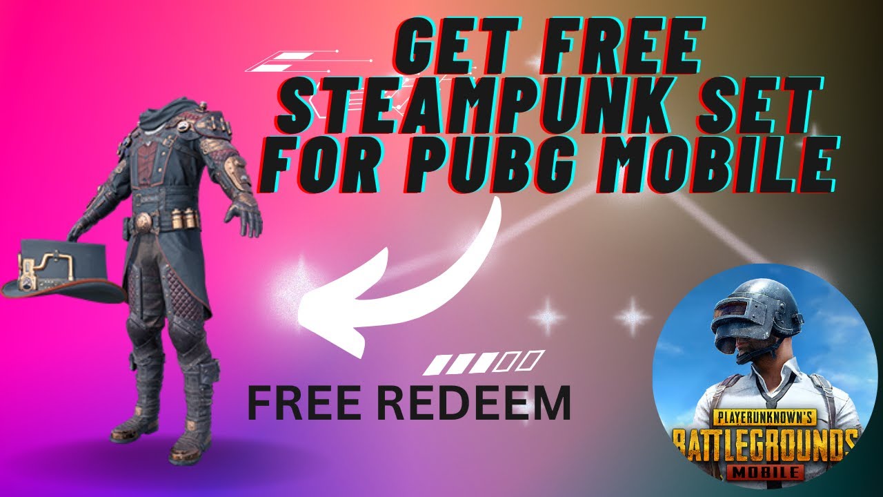 Redeem FREE PUBG SteamPunk Set NOW! NEW 3.1 Update 2024 - YouTube