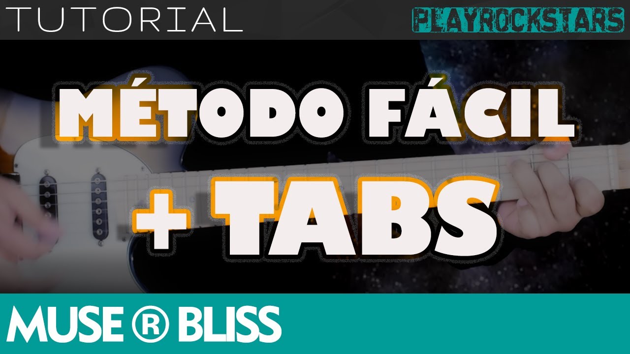 como tocar BLISS en guitarra MUSE ⭐️ TUTORIAL / ACORDES / RITMO / TABS ...