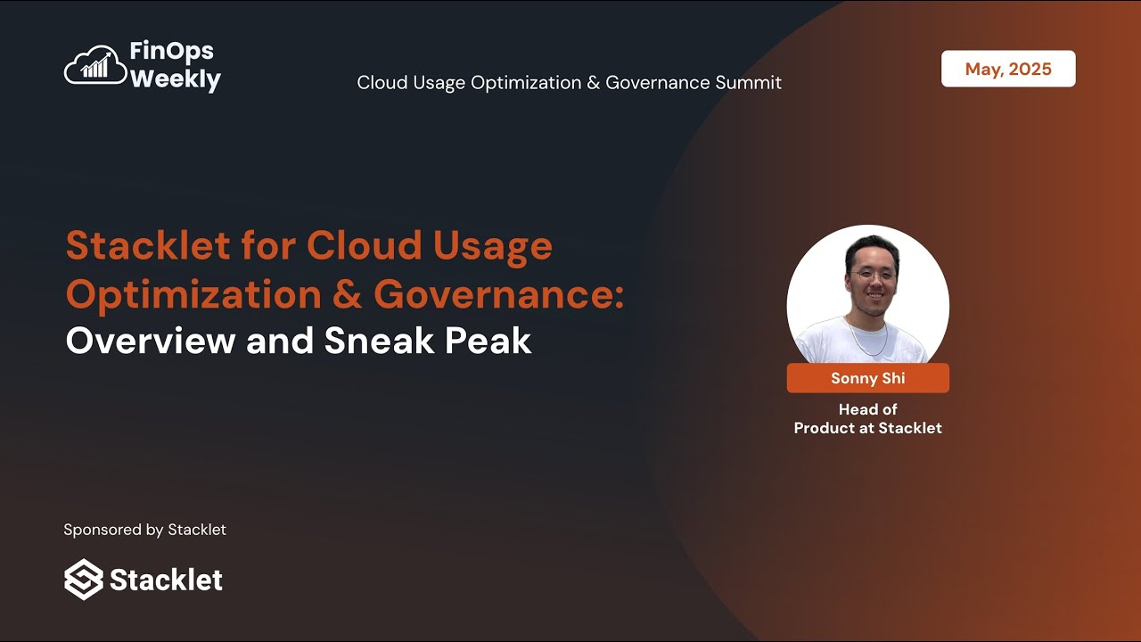 Stacklet for Cloud Usage Optimization & FinOps Governance: Overview and ...