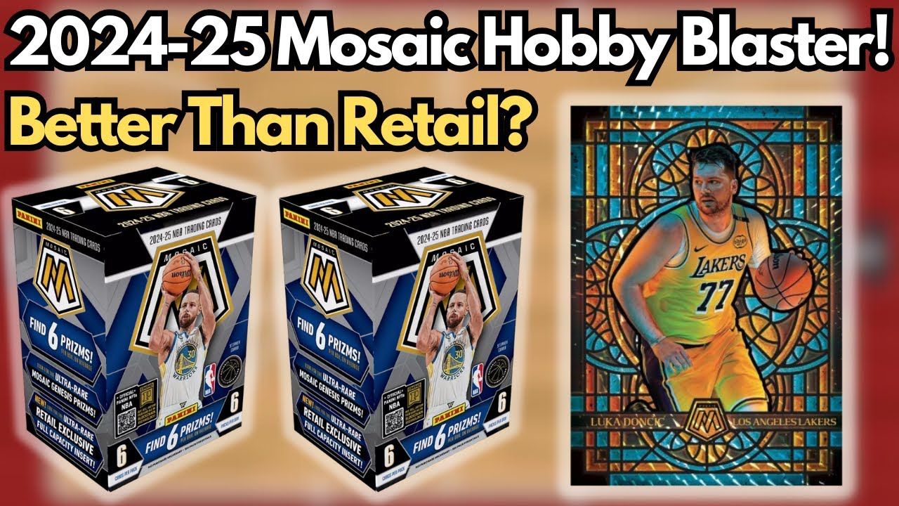 BETTER THAN RETAIL BLASTERS?! STAINED GLASS HUNTING! 2024-25 Mosaic ...