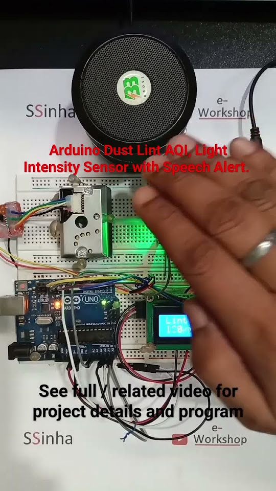 Air Quality Sensor Arduino | Speaking Alert | AQI - YouTube