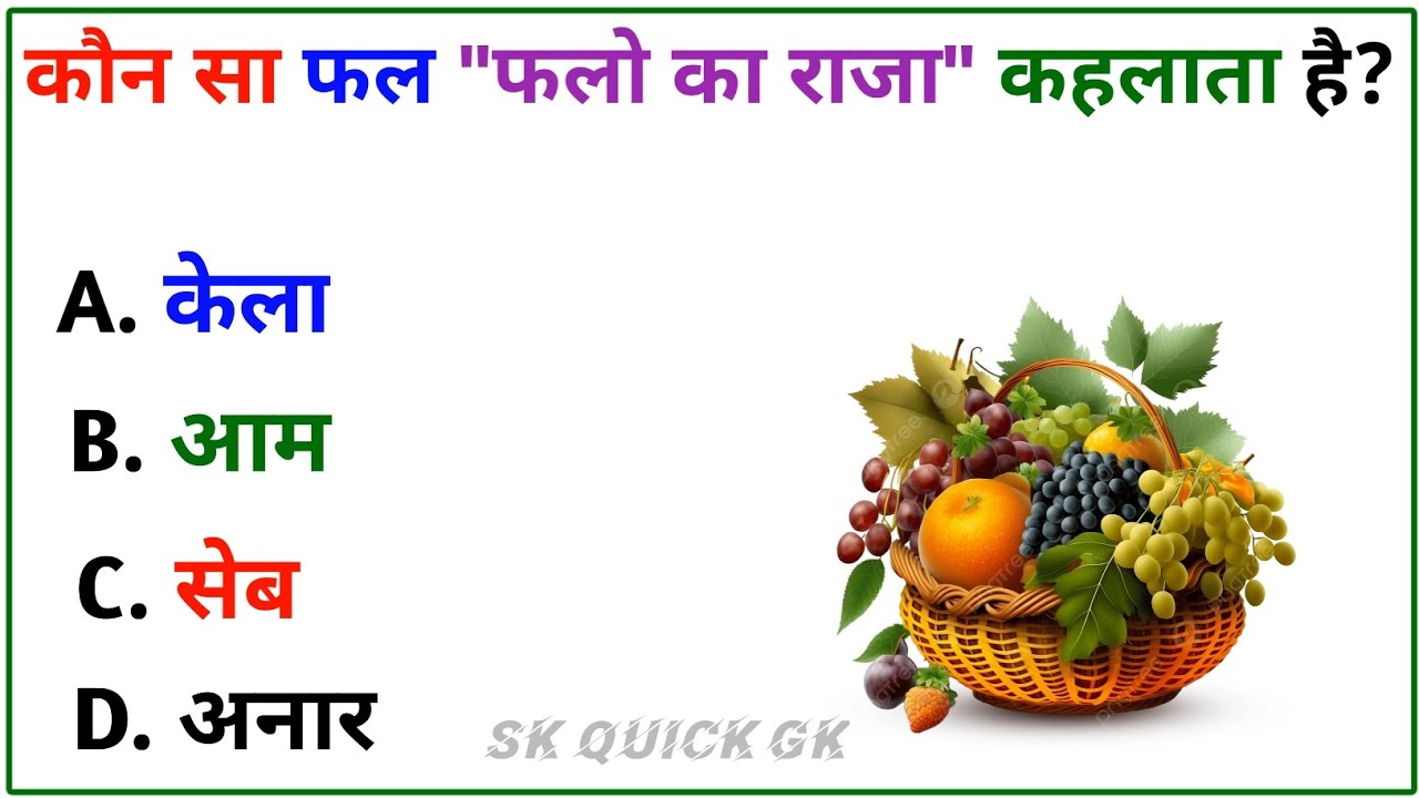GK Quiz in Hindi | Test Your Brain 💡 | #GK #gkquestion - YouTube