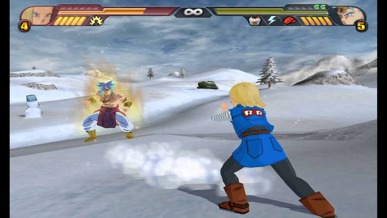 Android 18 vs Broly - YouTube