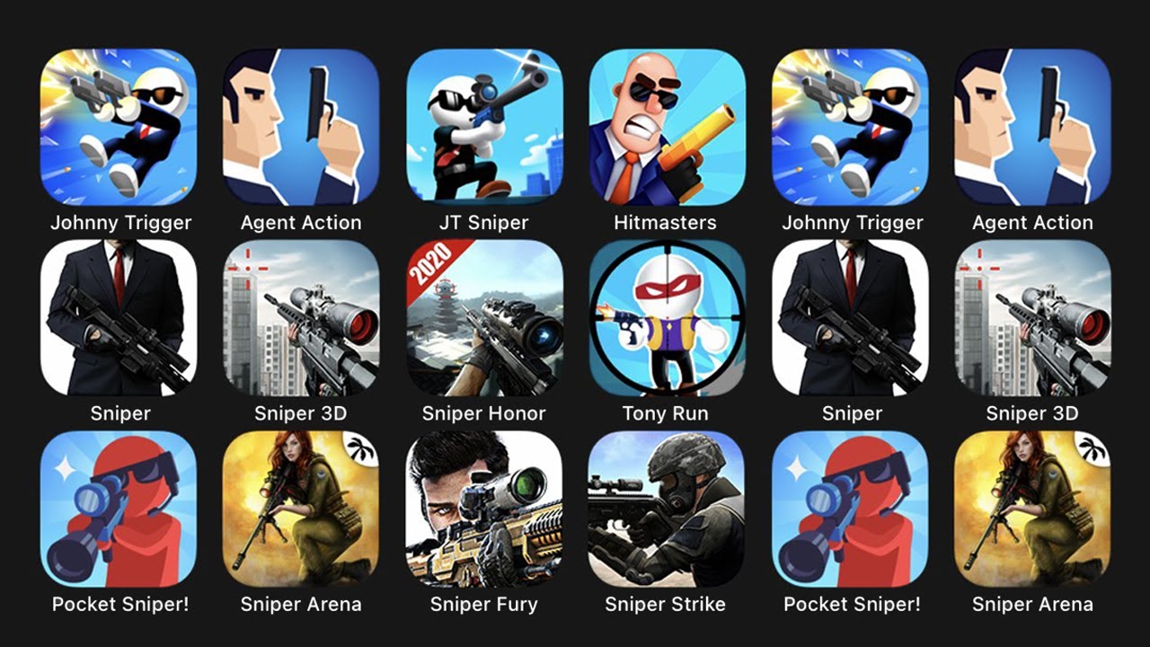Johnny Trigger, Agent Action, JT Sniper, Hitmasters, Sniper, Sniper 3D ...