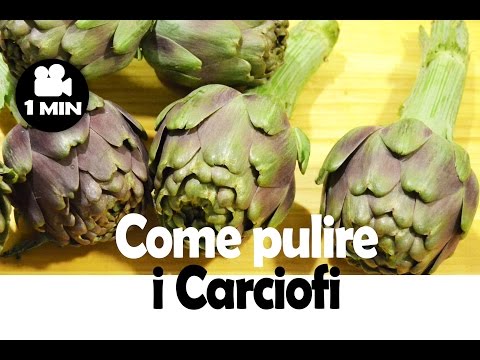 Come pulire i Carciofi (come capare  i carciofi)