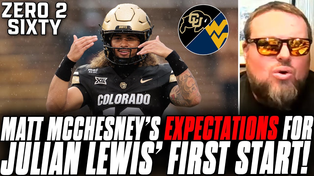 Matt McChesney's EXPECTATIONS For Julian Lewis' First Start vs. West ...