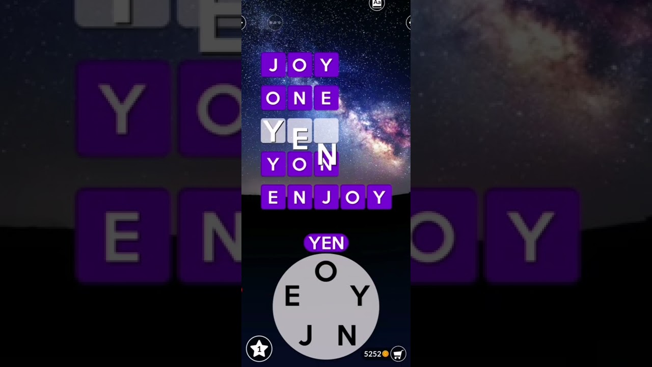 Wordscapes Uncrossed "ONE" levels 585 to 588 - YouTube