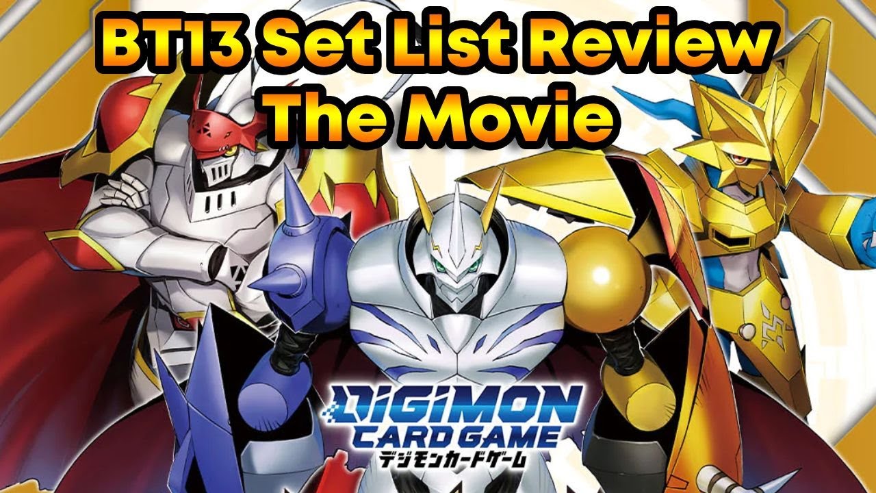 Digimon TCG: BT13 Versus Royal Knights Set List Review - YouTube