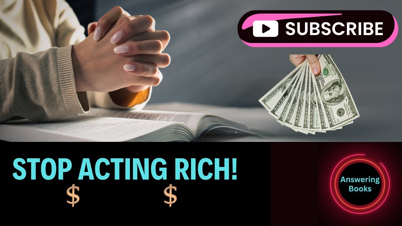 STOP ACTING RICH! - YouTube