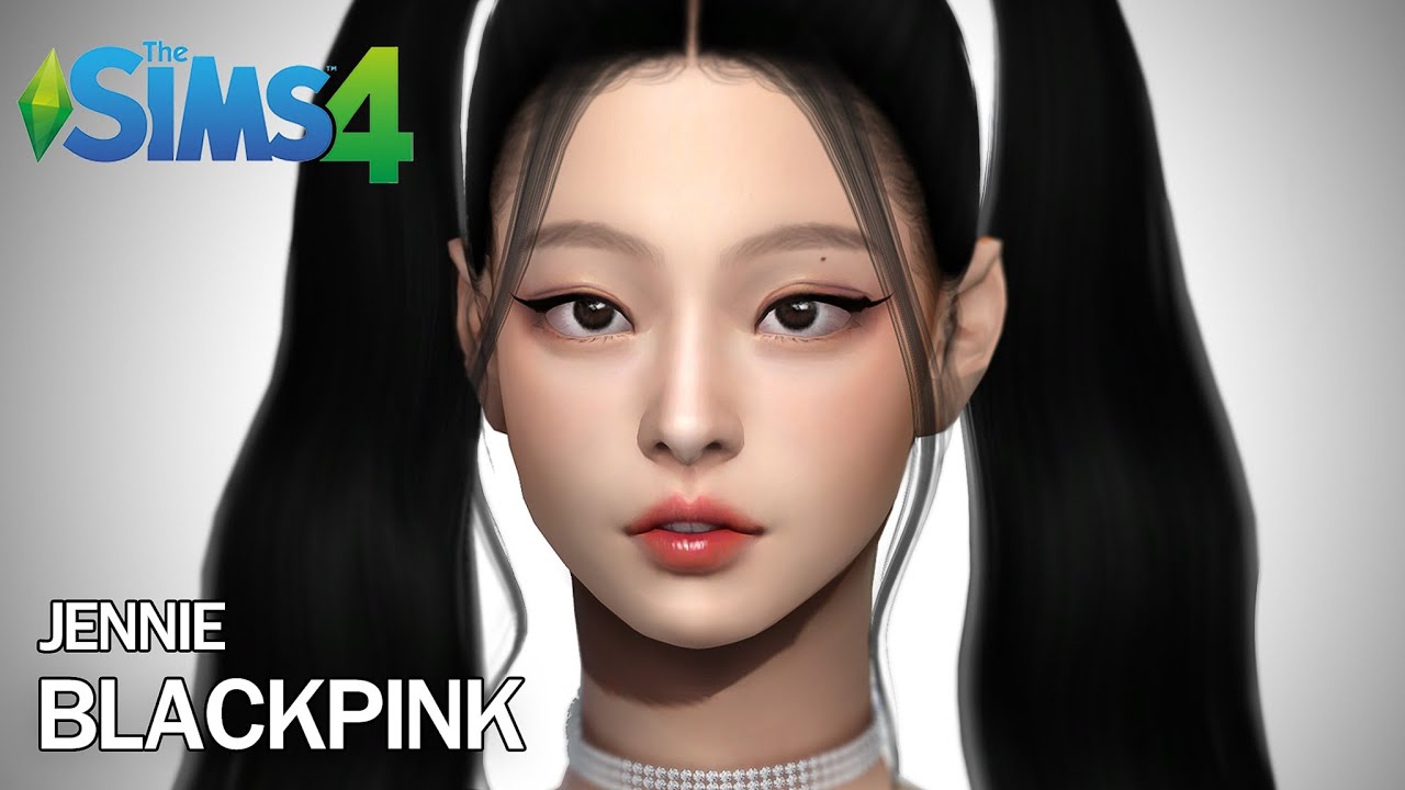สร้างตัวละคร | CAS : JENNIE BLACKPINK ในเกมส์ The Sims4 | Create a Sim ...