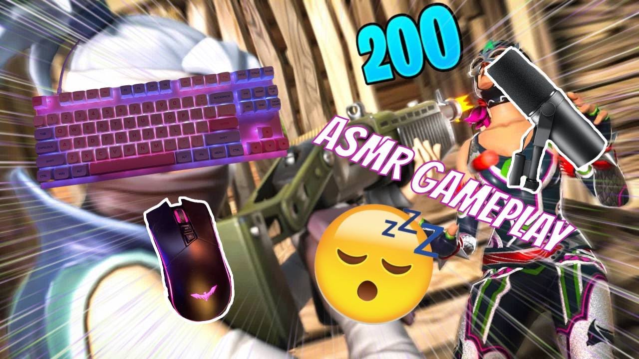 Custom Keyboard ASMR Chill🤩Satisfying Gameplay Keyboard Fortnite - YouTube