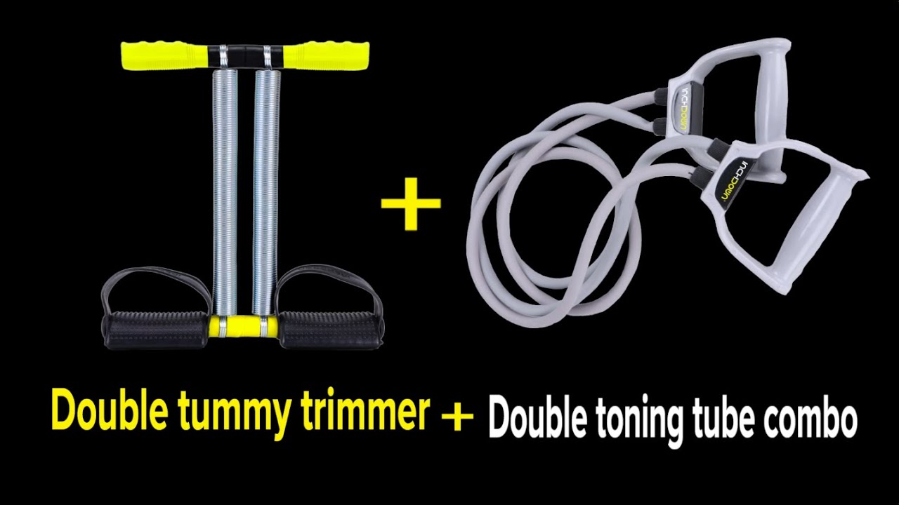 Inchdown Double Spring Tummy Trimmer Ab Exerciser and Double Resistance ...