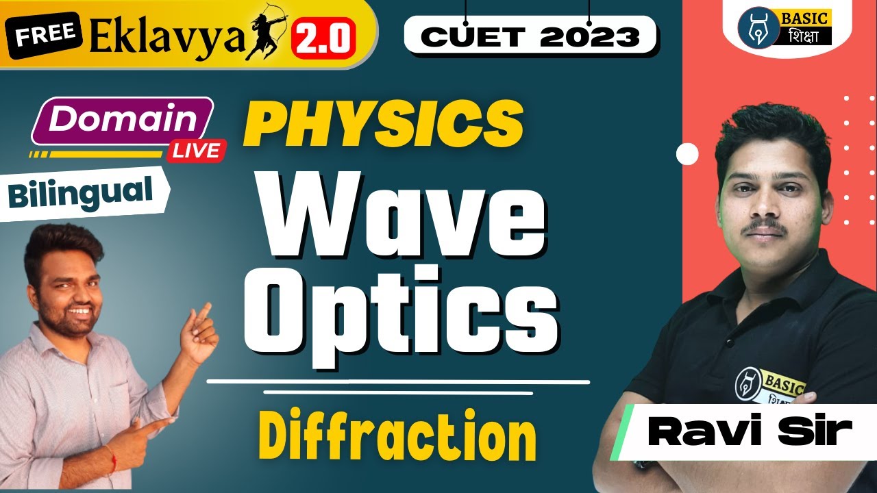 Diffraction|Wave Optics-4| Free CUET Physics Domain Preparation |CUET ...