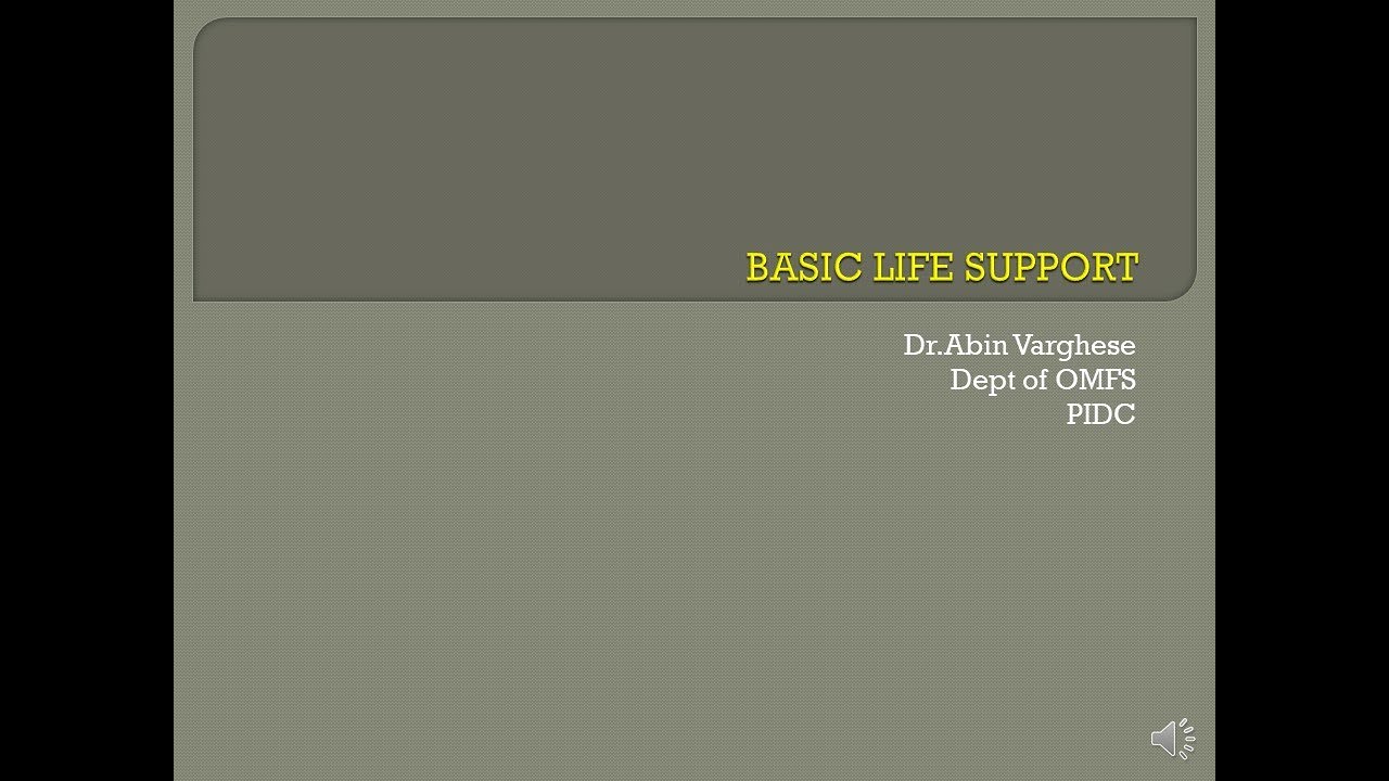 BASIC LIFE SUPPORT - YouTube