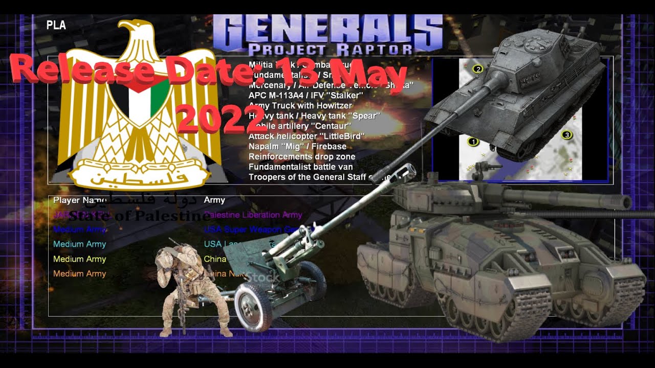 Generals Project Raptor War Commanders 9.1.20 | Command and Conquer ...