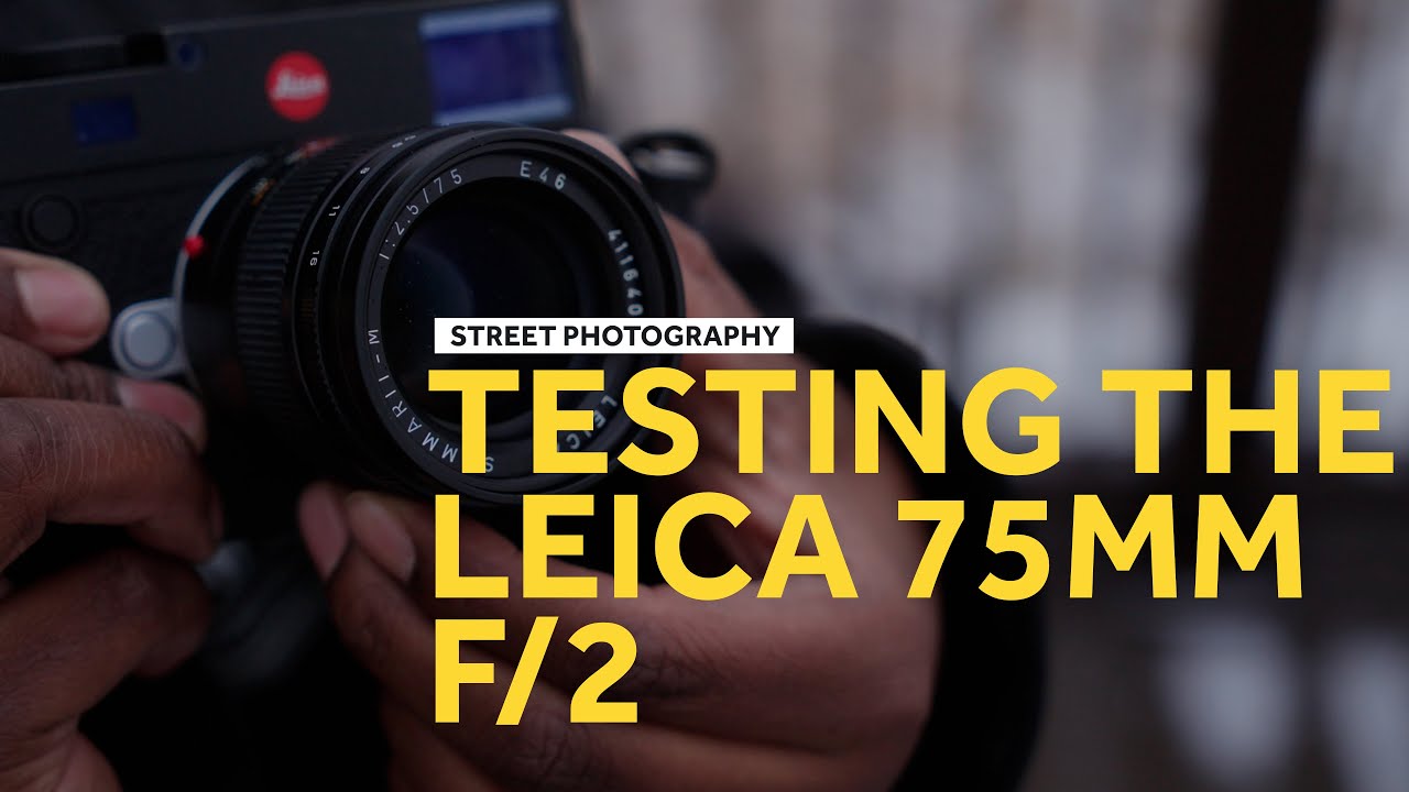 Using The Leica 75mm For Street Photography? - YouTube
