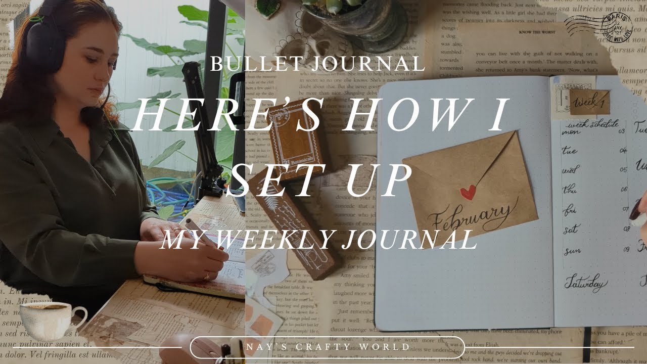 Here's how I set up my Weekly Bullet Journal spreads | Simple & Functional Layout Ideas - YouTube