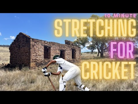 10MIN HOME CRICKET STRETCHING // Athletic performance stretching ...