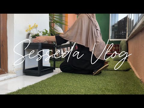 Vlog 13|Balkon temizliği | Kek molası ve Spagetti | Evde huzur veren uğraşlar