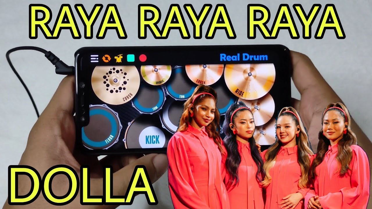 DOLLA - RAYA RAYA RAYA (WITH LYRICS) | REAL DRUM COVER - YouTube