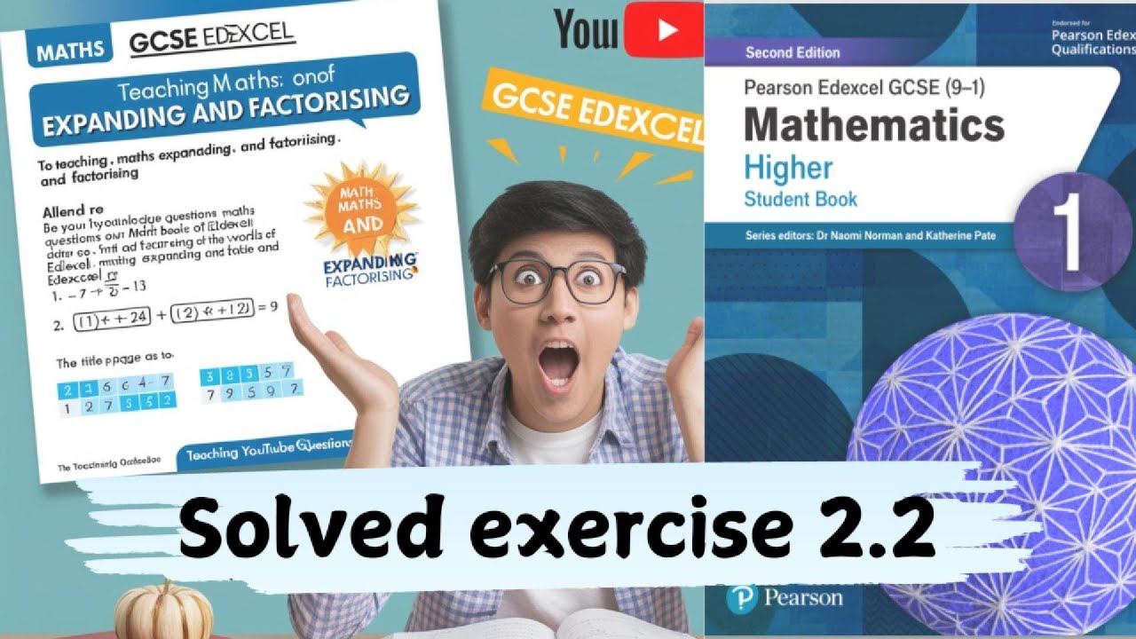 Solved Exercise 22expanding And Factorizing Pearson Edexcel 9 1 3227