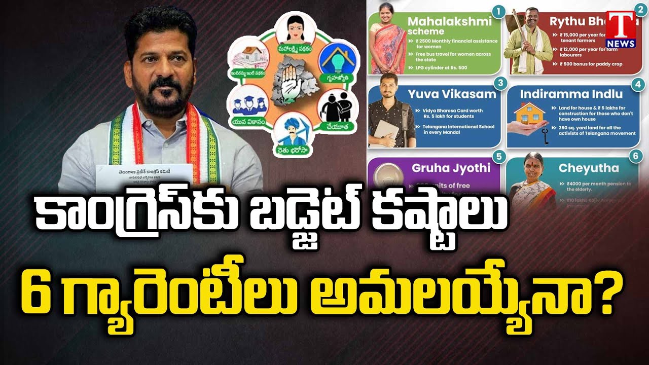 Telangana Congress Govt To Face 2024 Budget Difficulties | CM Revanth ...