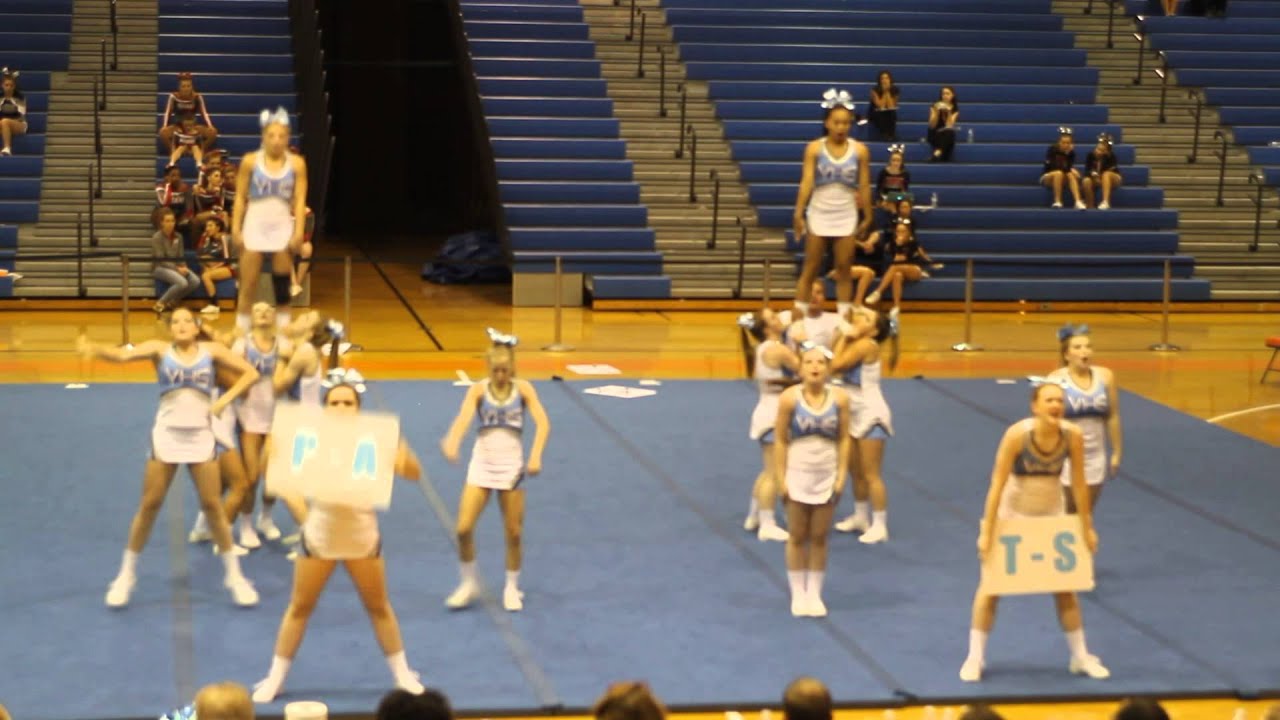 Yorktown High School Varsity Cheer 2015 - Conference Finals 2nd Round ...