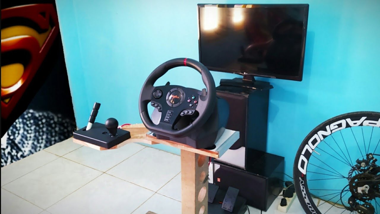 Pxn v900 table + super slim shifter & hand brake - YouTube