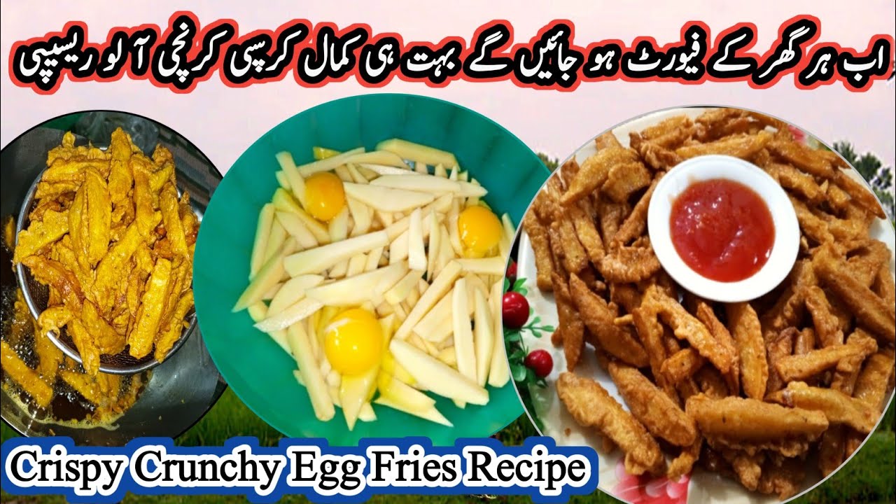 Village Life|Crispy Egg Fries Recipe|Aloo ki Recipe|Potato Snacks|Super ...