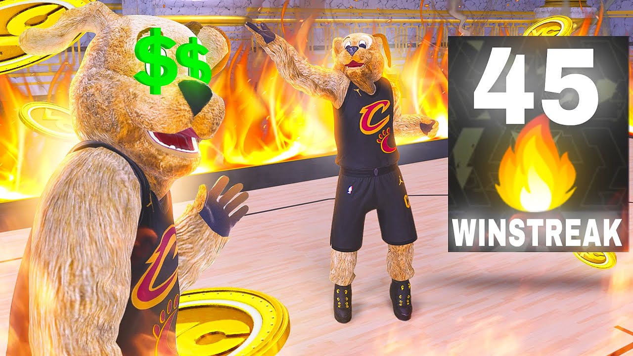 THIS MASCOT MIGHT ACTUALLY BE BROKEN ON NBA 2K25!! HIGH WINSTREAK 1S ...