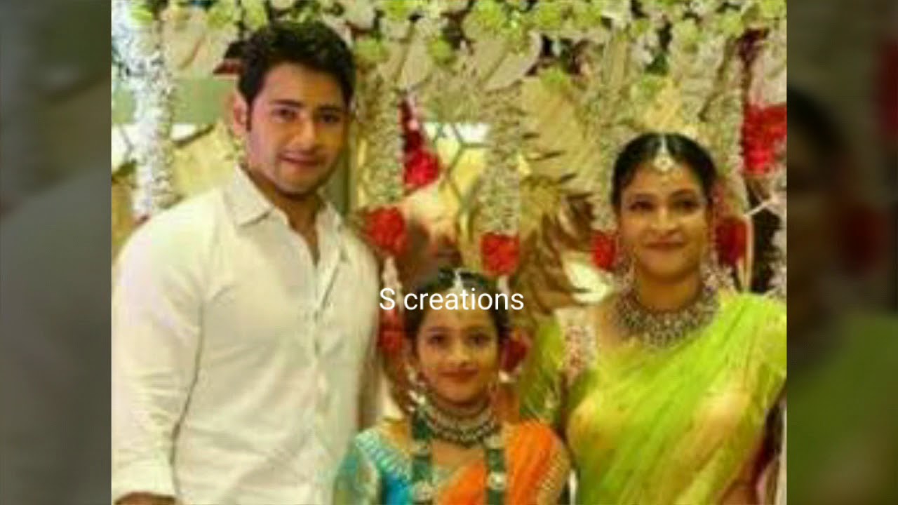Mahesh Babu sister manjula daughter half saree function - YouTube