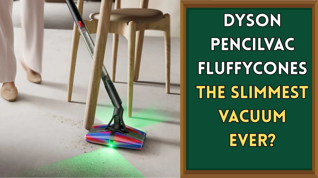 Dyson PencilVac Fluffy Cone Review: The Slimmest Vacuum Ever? - YouTube