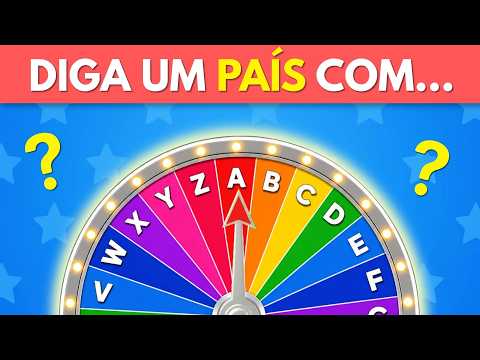 Desafio do alfabeto | Gire a roleta e diga uma palavra | Jogo de associação | Só 1% consegue 😱🎡