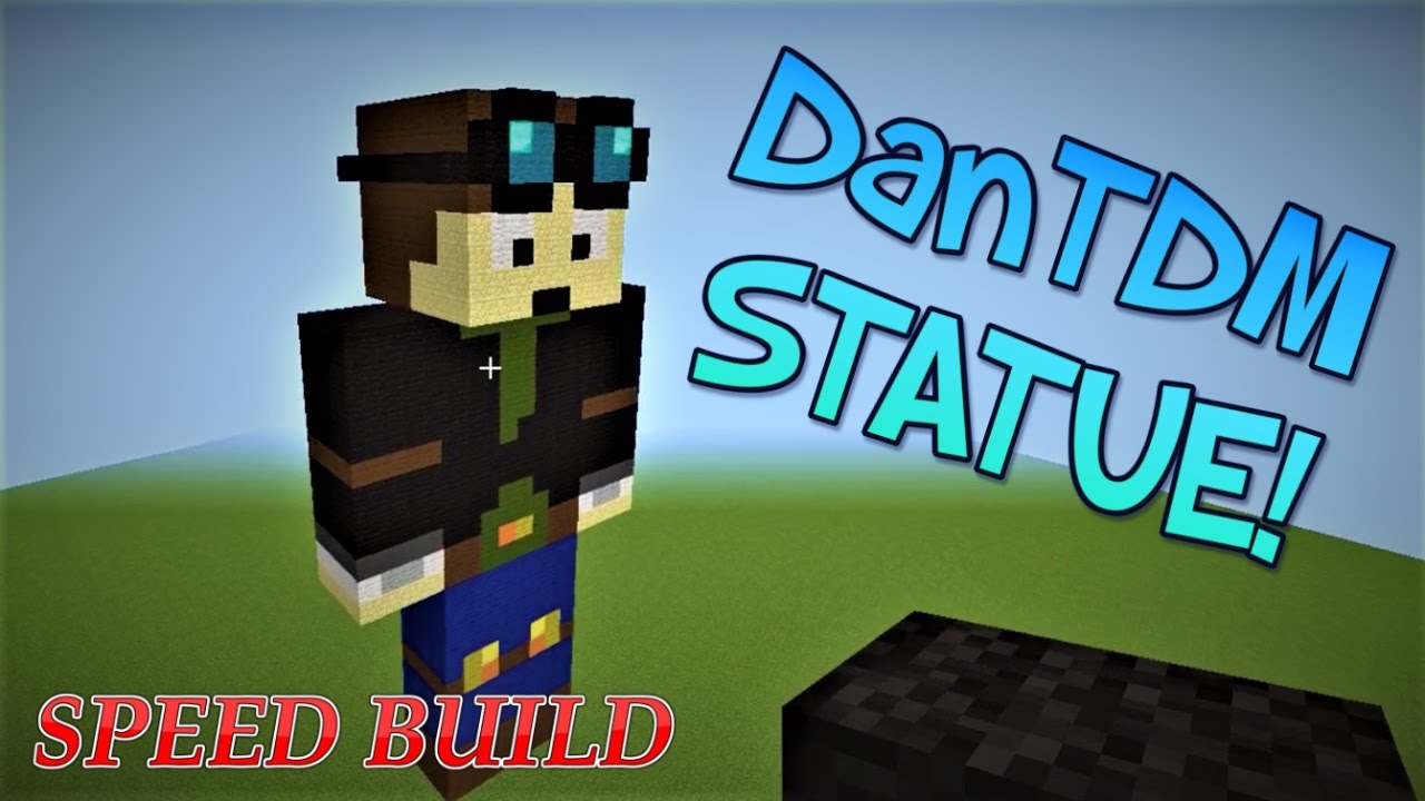 DanTDM Statue Speed Build! - YouTube