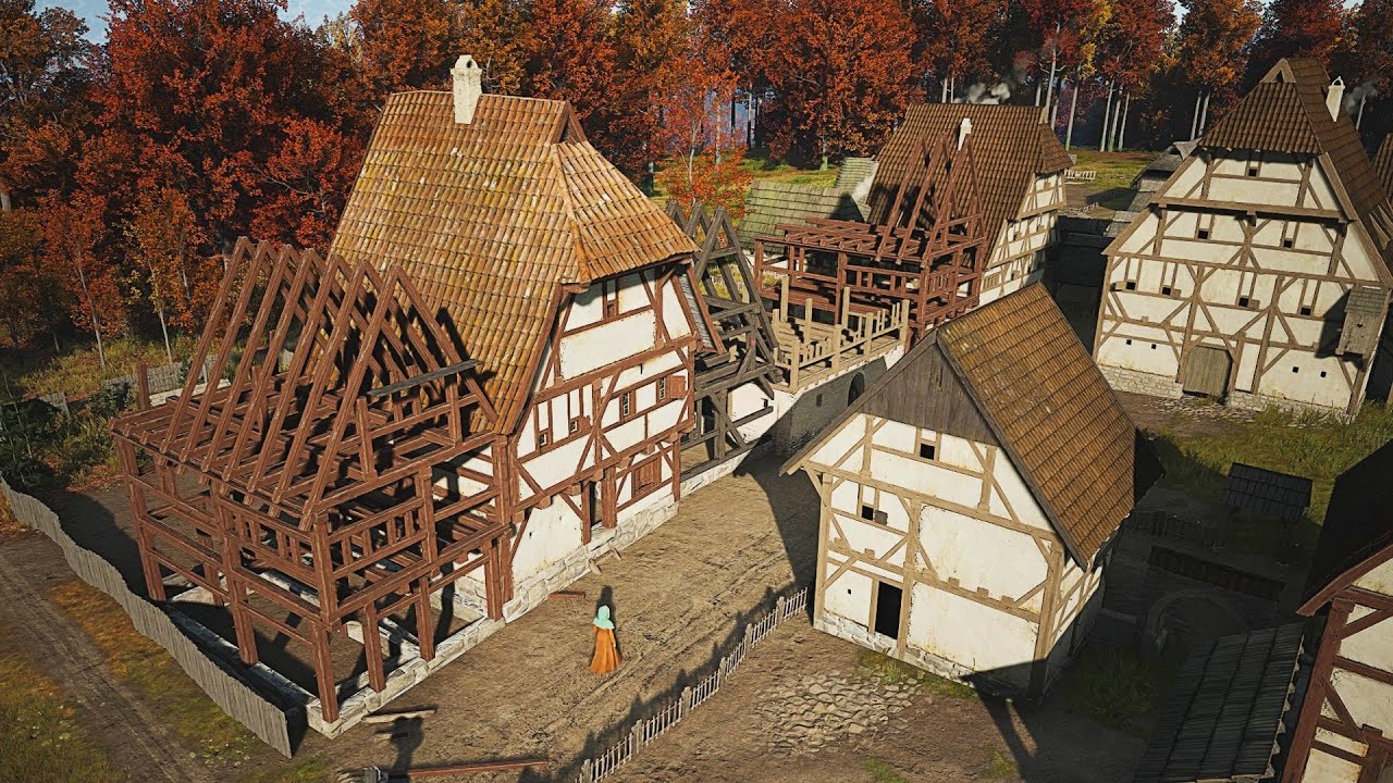 Building Our FIRST CASTLE In Manor Lord's NEW UPDATE! | FRESH START ...