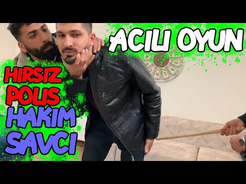 ÇILGIN HIRSIZ POLİS OYUNU (CEZALI)