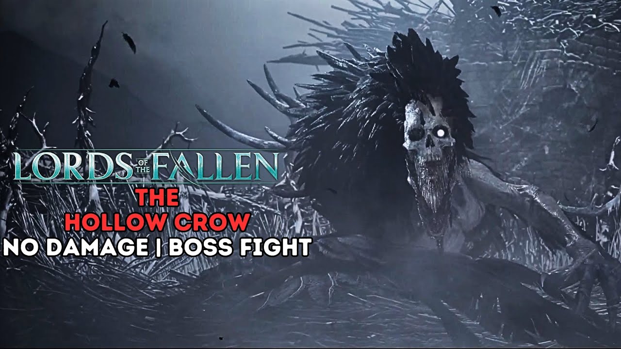 The Lords of the Fallen - The Hollow Crow Boss Fight (No Damage) - YouTube