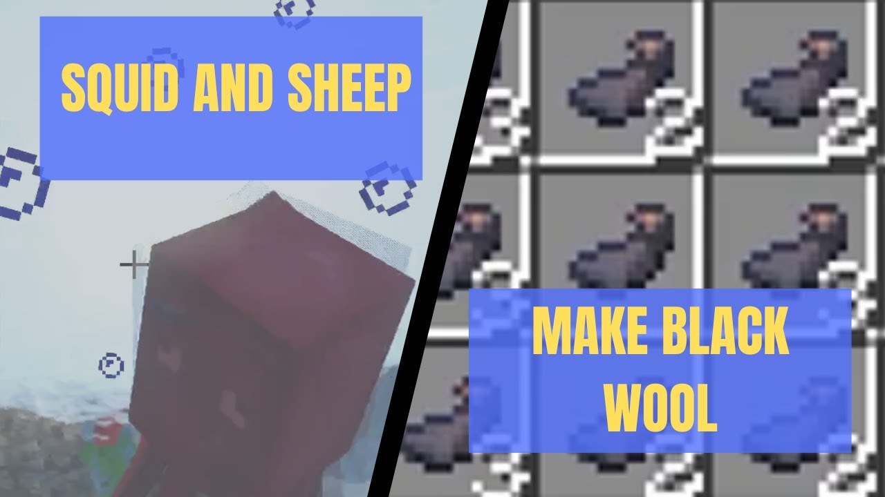 Black Wool: How to find Black Ink Sac on Minecraft 1.19 Bedrock and ...