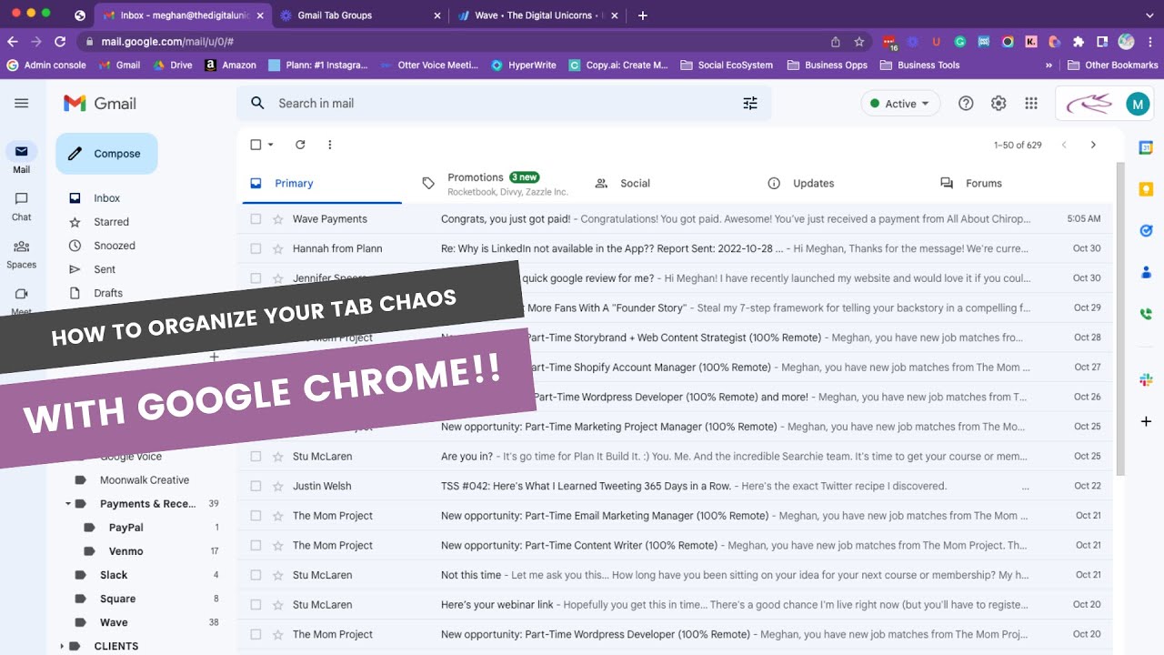 How To Organize Your Google Chrome Tab Chaos - YouTube