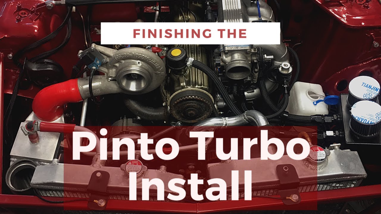 Finishing the Pinto Turbo install - 1958 Ford Prefect 100e - YouTube