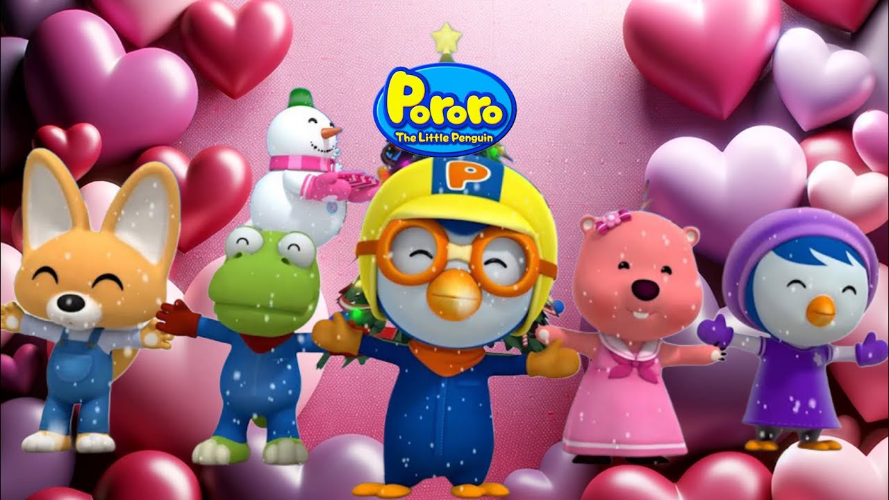 Pororo Bermain Air Busa Bersama Loopy, Hery, Tong Tong, Poby, Crong ...