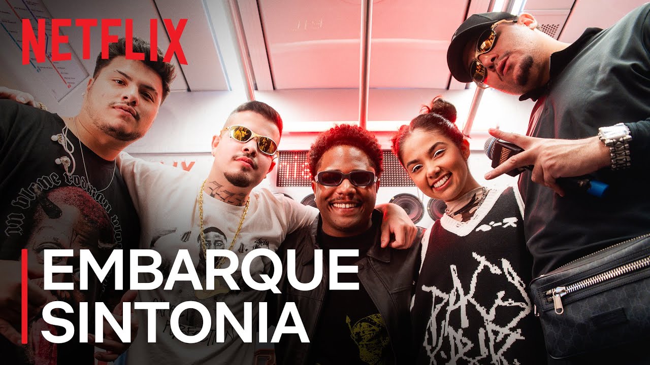Rolê com elenco de Sintonia e Podpah nos trens de SP | Netflix Brasil - YouTube