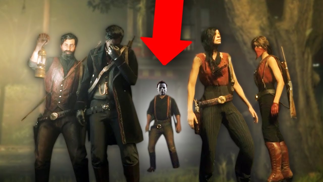 HIDE & SEEK WITH MICHAEL MYERS! *SCARY!* | Red Dead Redemption 2 Online ...