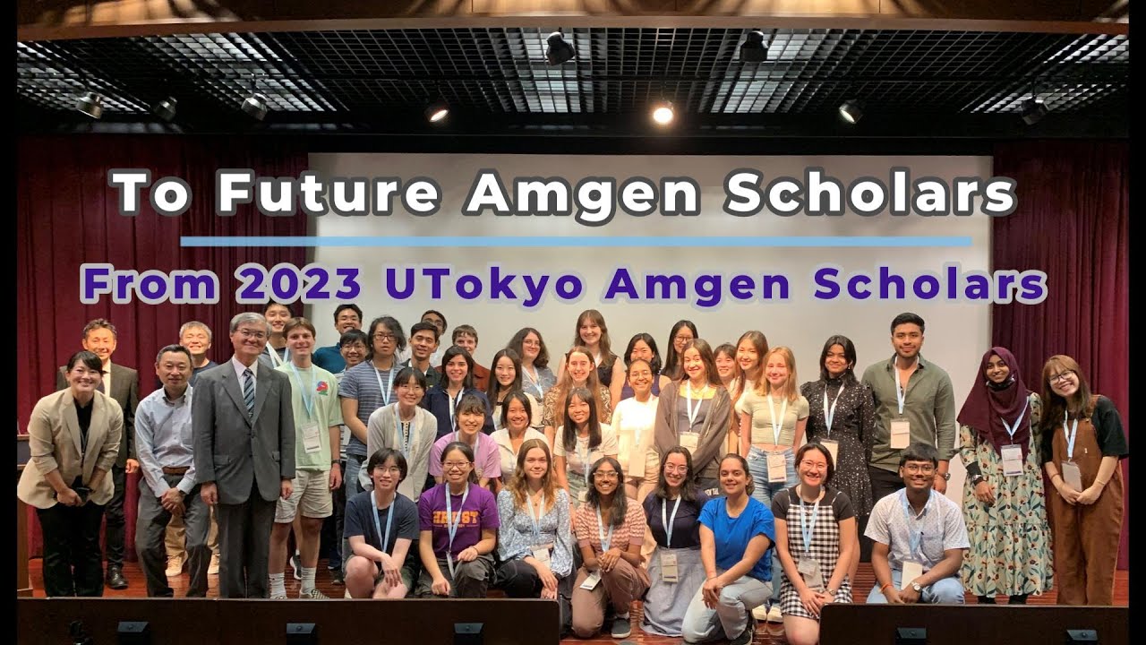 Testimonials from 2023 UTokyo Amgen Scholars - YouTube