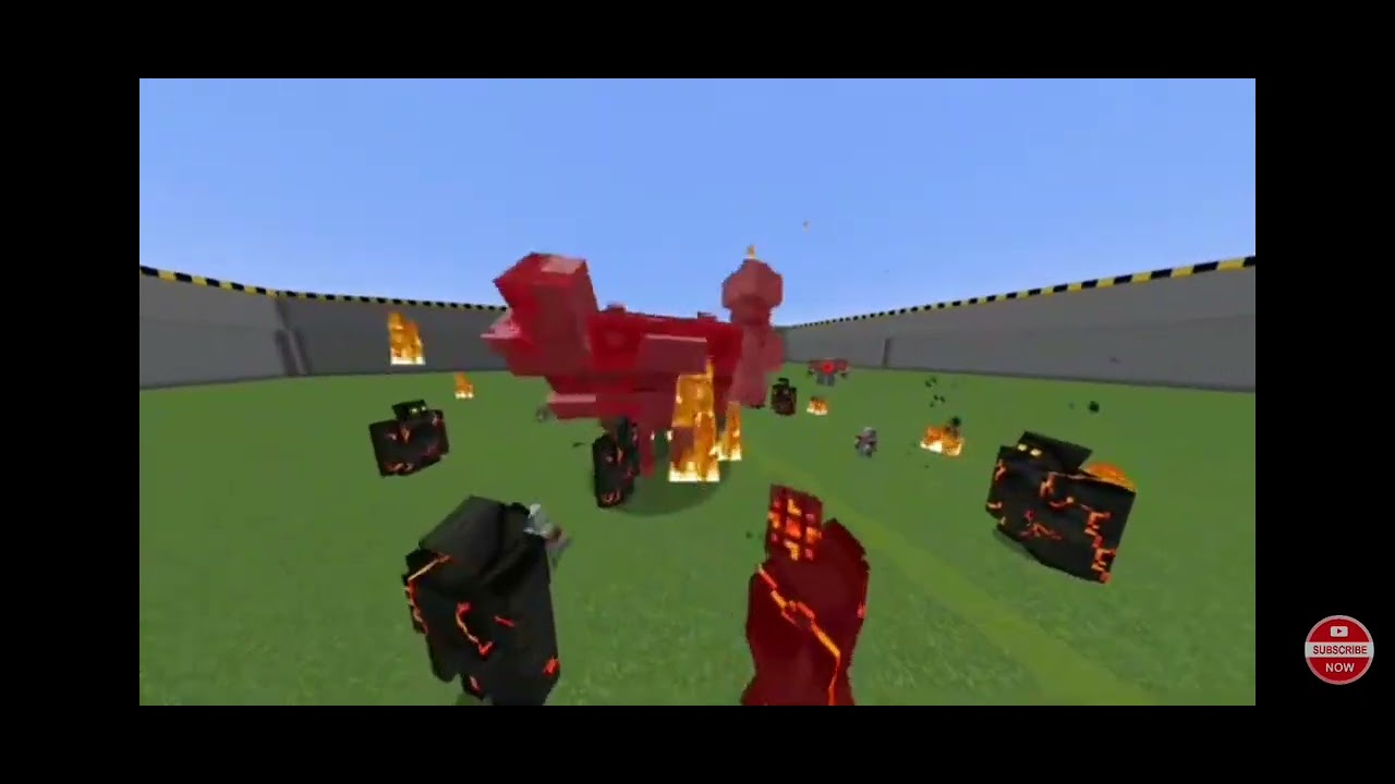 Op boss battle vs Mutant mobs Minecraft 1st mob battle - YouTube