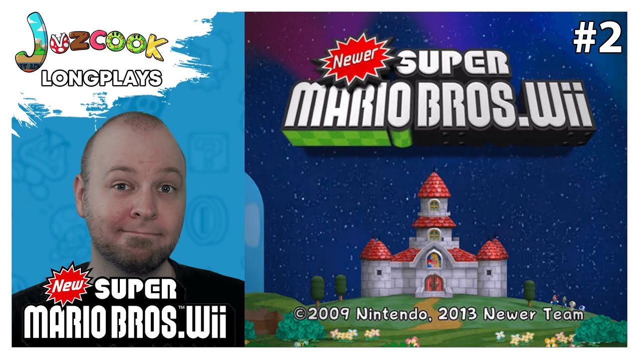 Newer Super Mario Bros. Wii (Rom Hack) // All Coins (Full Playthrough ...