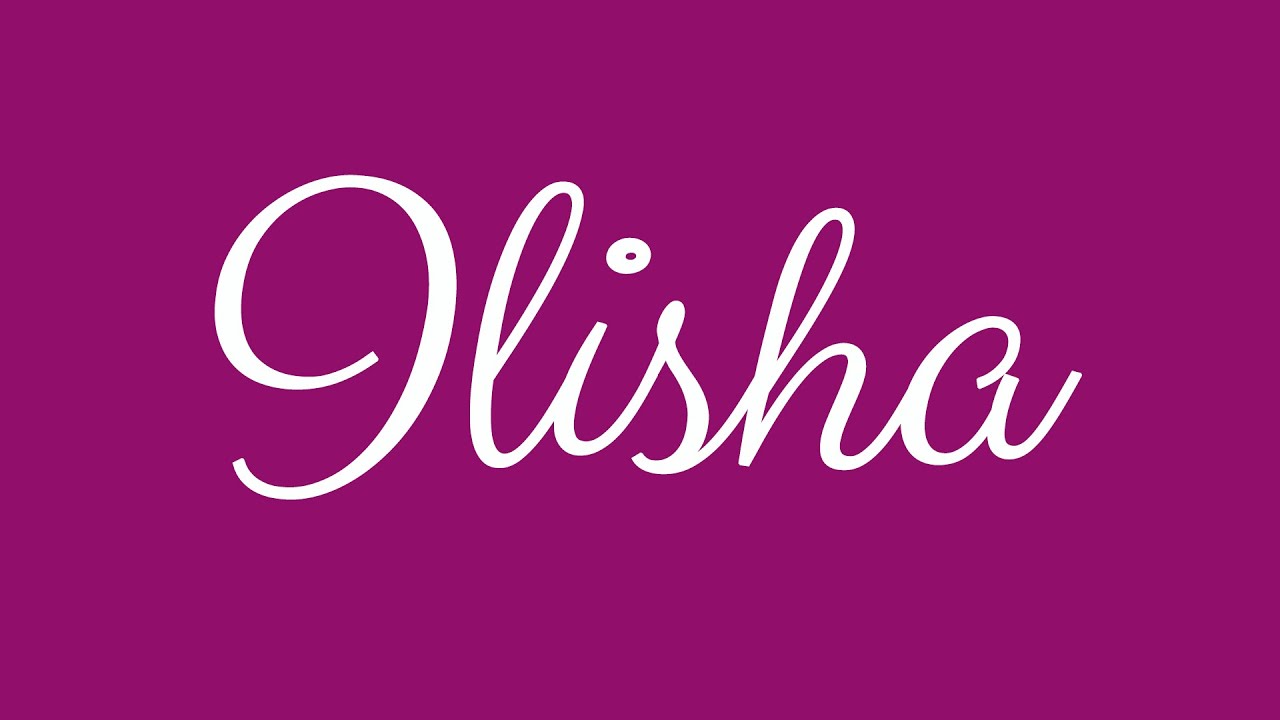 Learn how to Sign the Name Ilisha Stylishly in Cursive Writing - YouTube