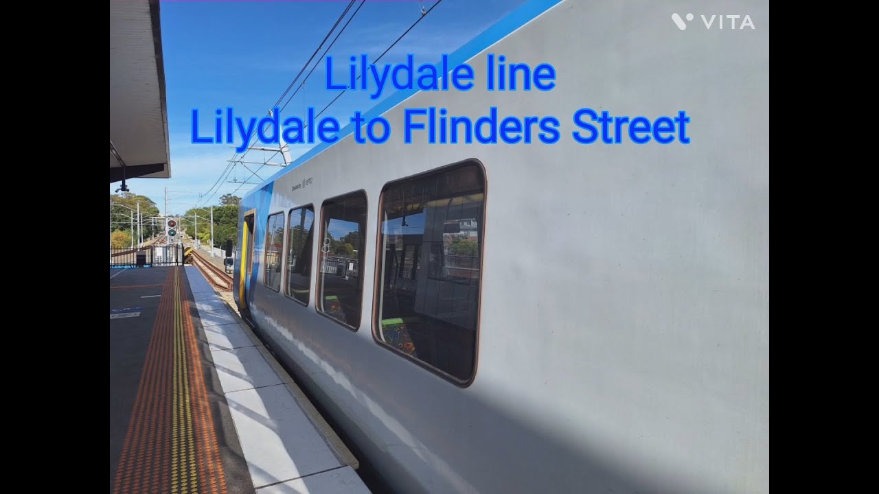 Melbourne Metro Lilydale line Lilydale to Flinders Street - YouTube