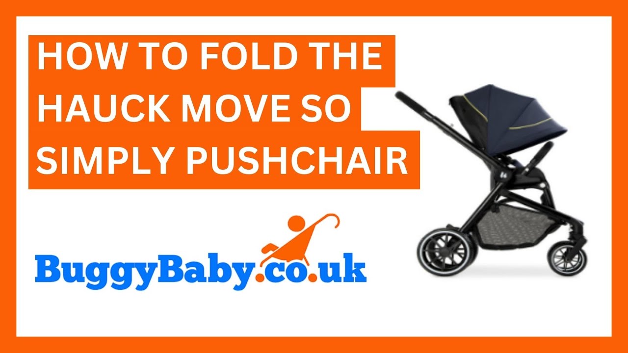 How To Fold The Hauck Move So Simply Pushchair - YouTube