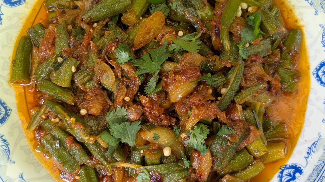 Mazedar Garlic Bhindi Recipe | DaDu Food ABC - YouTube
